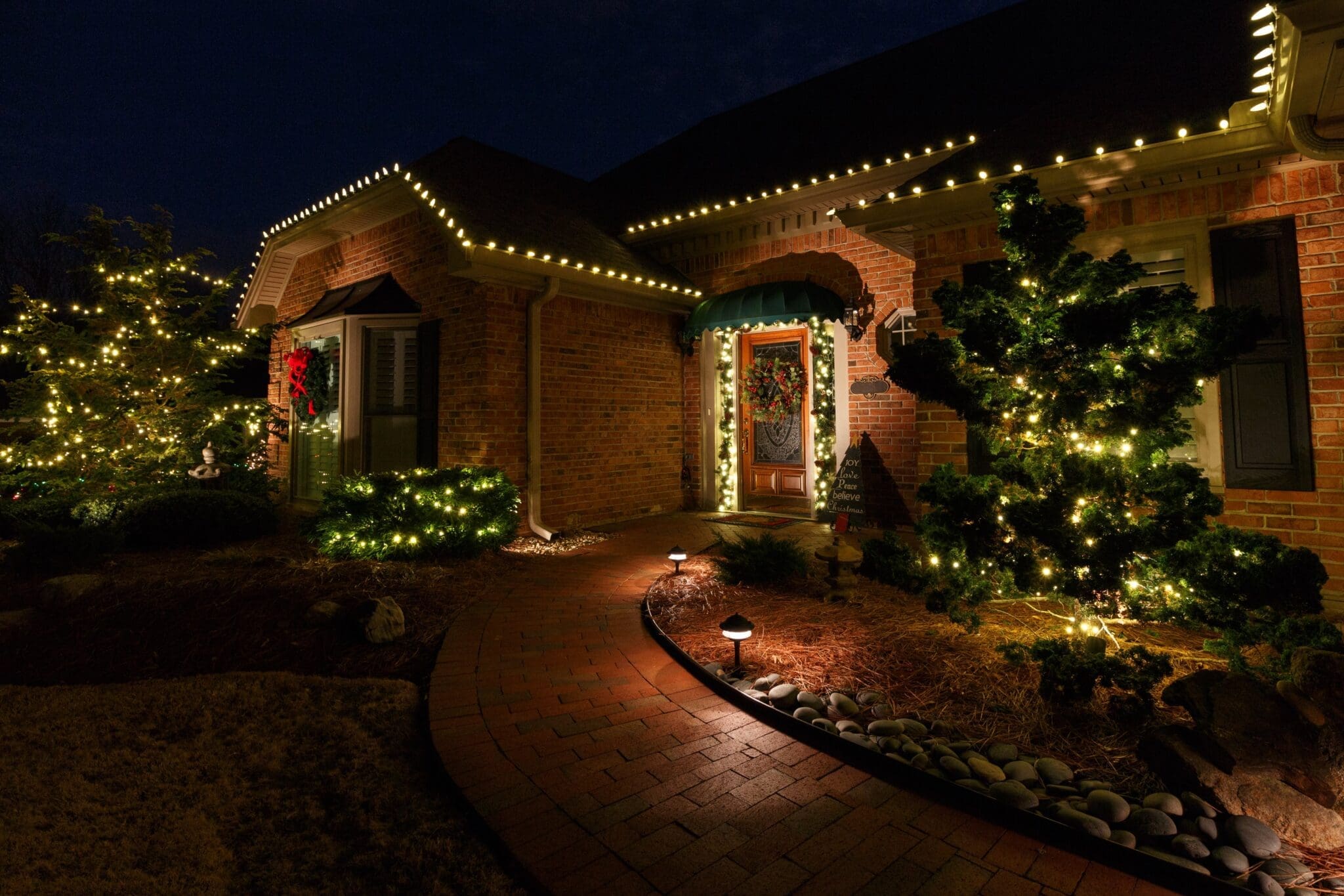 Permanent Holiday Lighting Atlanta | NightVision Outdoor Lighting